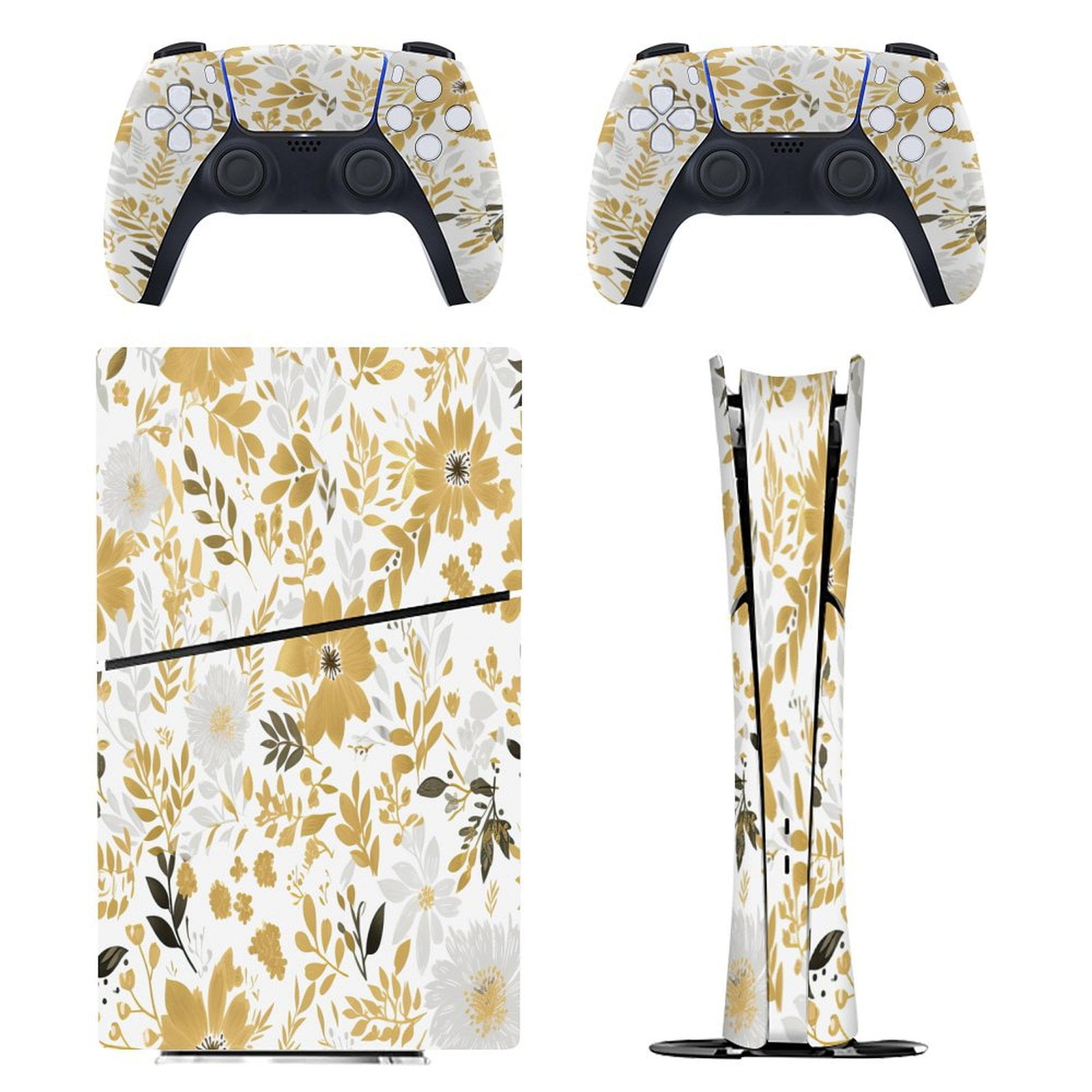 Autumn, Flowers, Leaves PS5/PS5 Slim Digital Disc Skin Sticker For ...