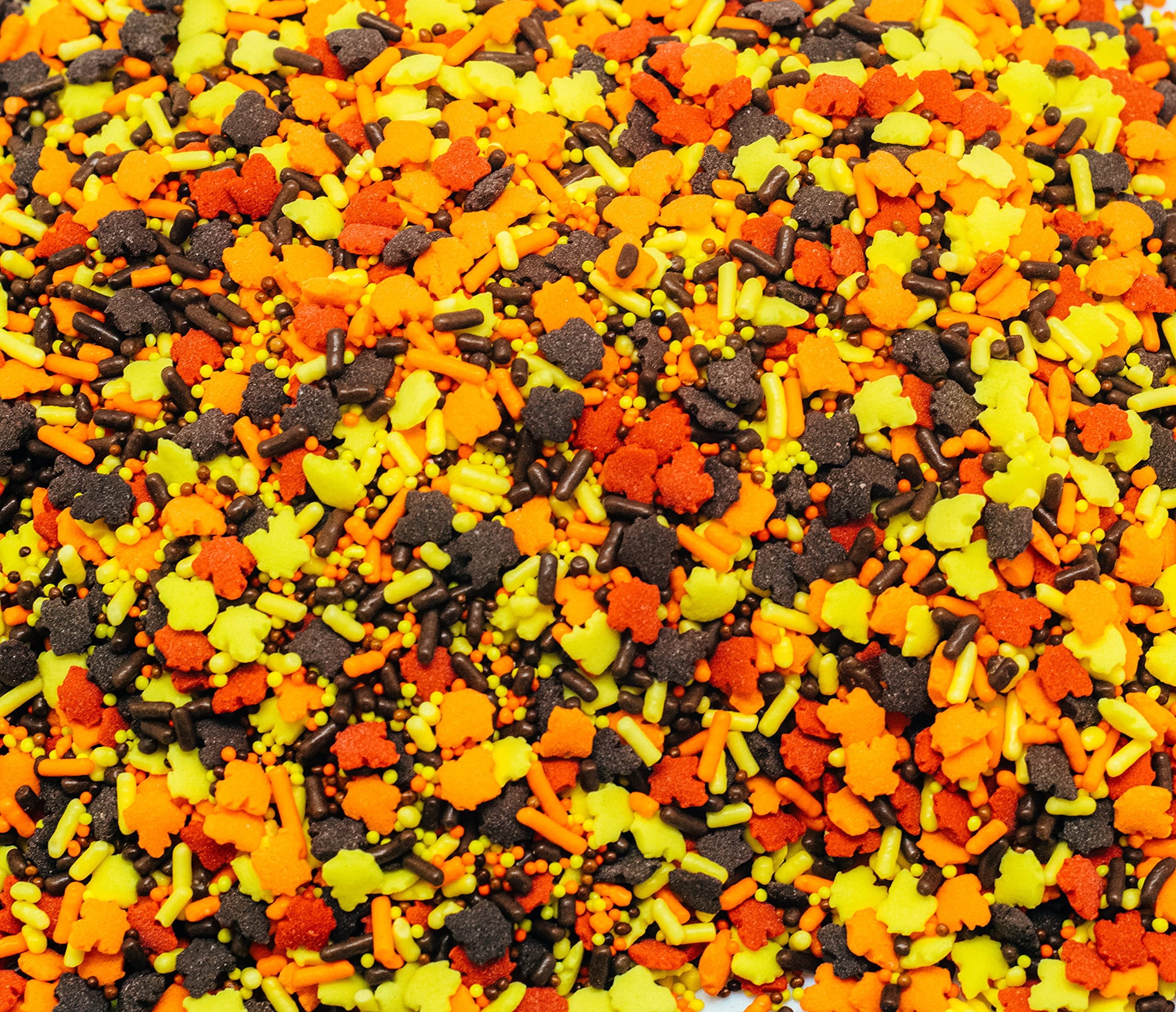 Autumn Foliage Fun- Assorted Fall Sprinkles Autumn Blend Nonpareils ...