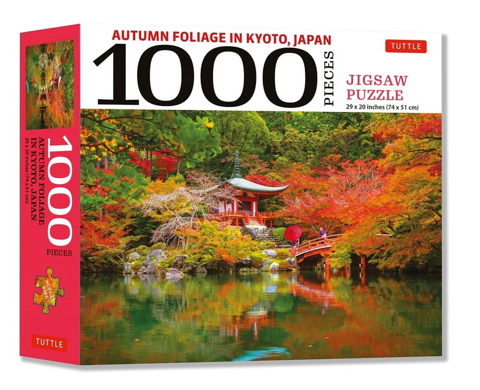 Autumn Foliage in Kyoto, Japan - 1000 Piece Jigsaw Puzzle: For Adults ...