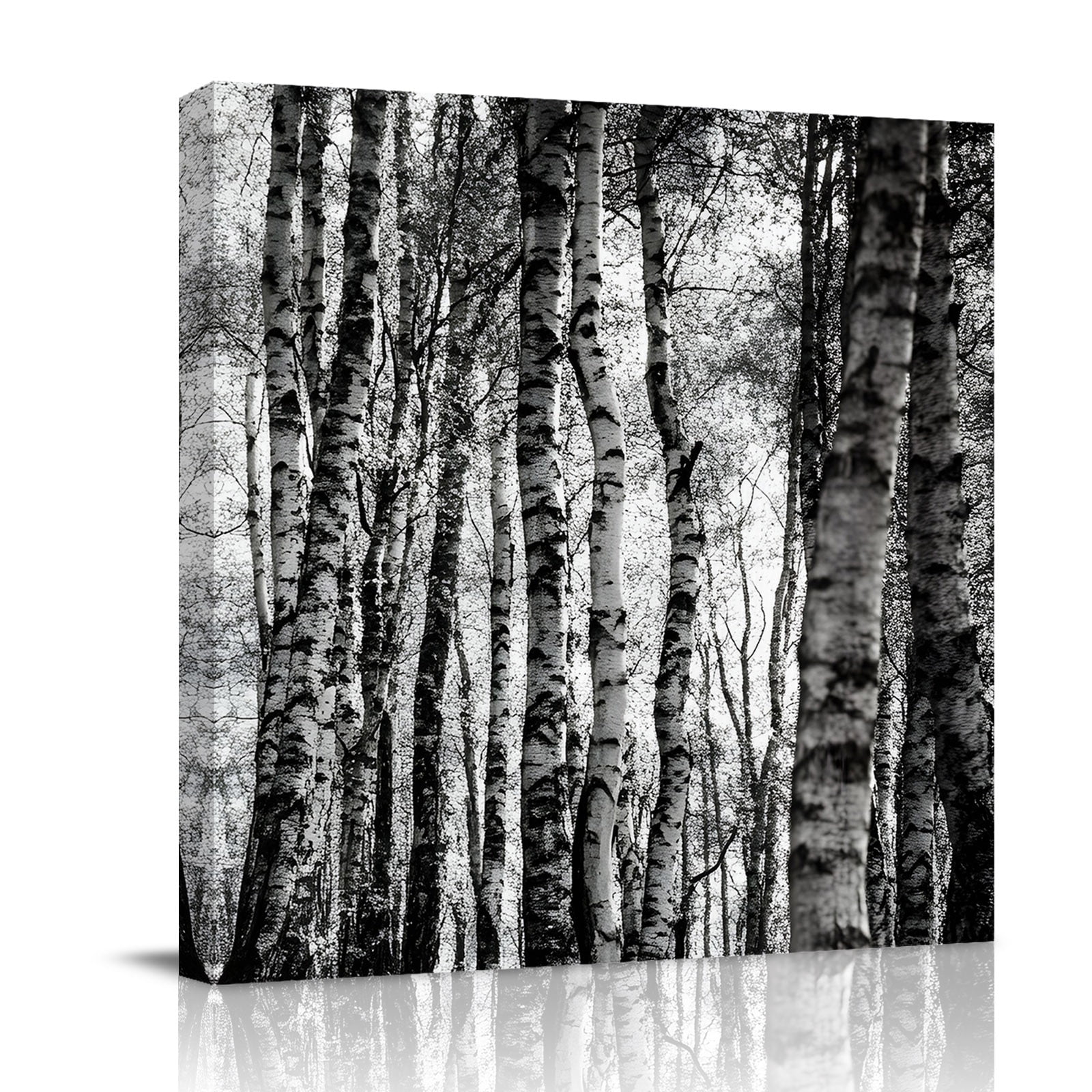 Autumn Forest Canvas Wall Art for Living Room, Vintage Trunk Fall Tree ...