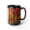 Autumn Forest Ceramic Coffee Mug: Cozy Fall Landscape Drinkware ...