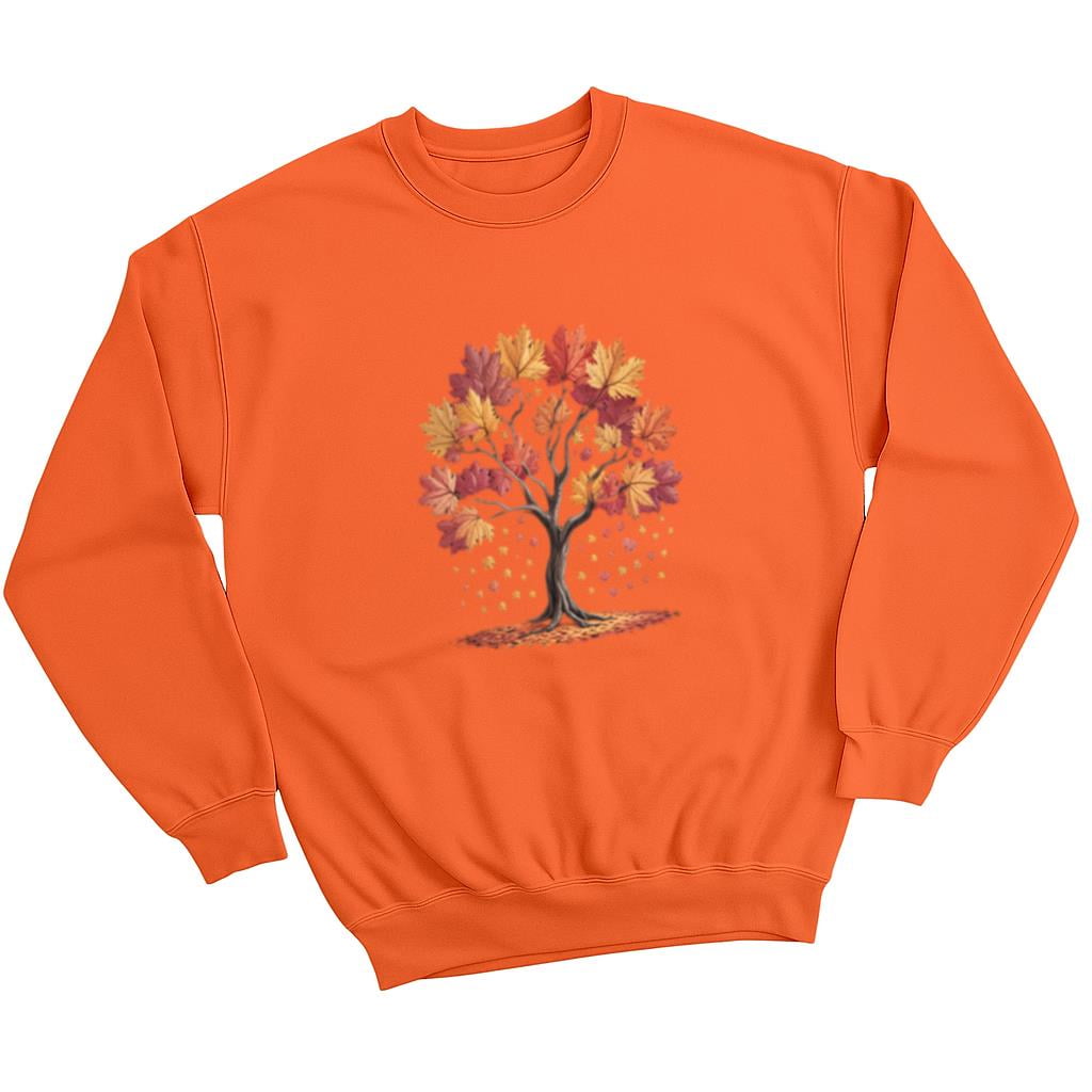 Autumn Forest Fall Trees Leaves Scenic Nature Art Themed Graphic Print ...