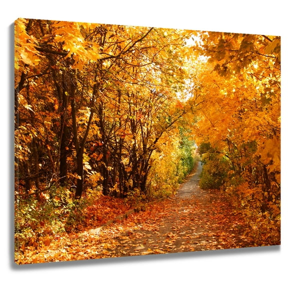 Autumn Witches Forest Whimsical Canvas Wall Decor Ready to Hang Living ...
