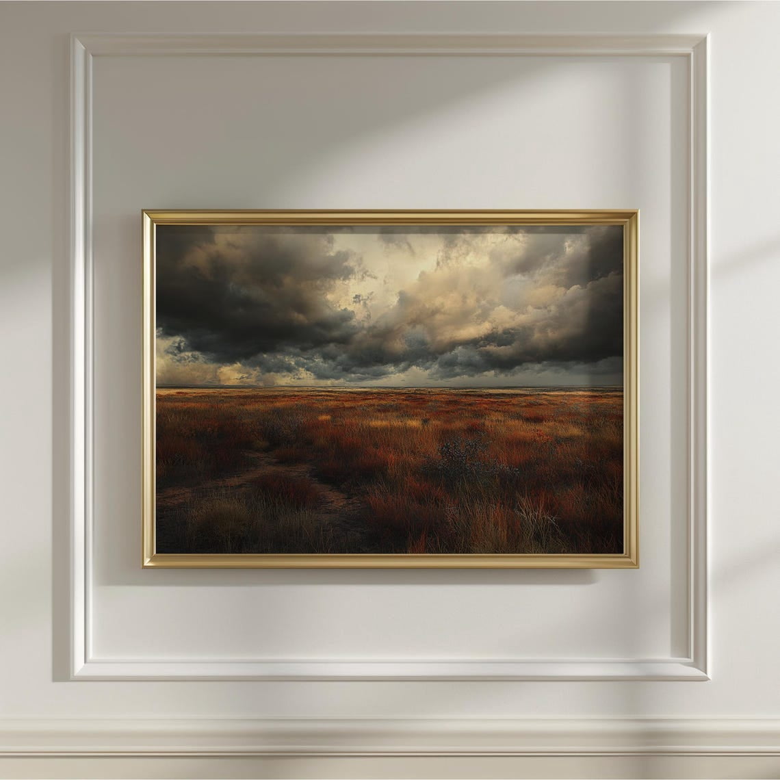 Autumn Forest Moody Fall Landscape Dark Academia Vintage Farmhouse ...