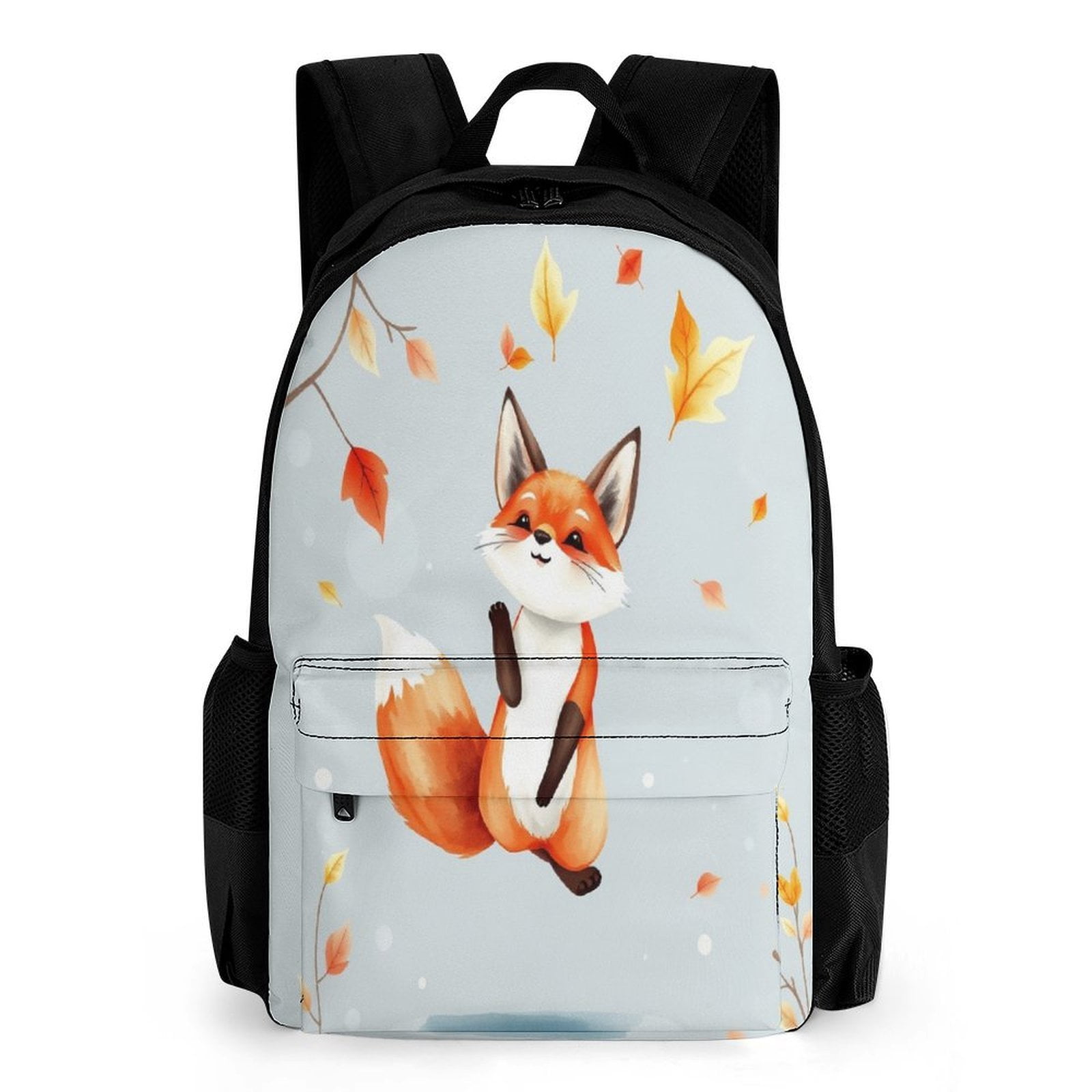 Autumn Fox Jumping Backpack Camping Backpacks Women Men Bags Rucksack ...
