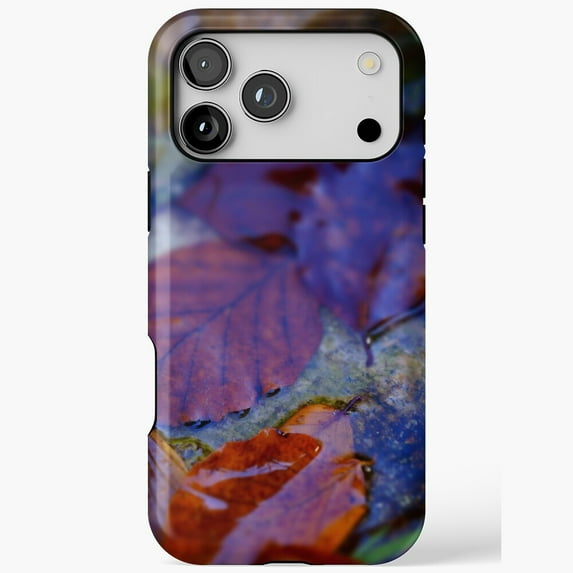 Autumn Frenzy Leaf Fall Season Art iPhone Case 17 16 15 14 13 12 11 Pro ...