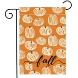 Autumn Garden Flag Double Sided Outside, Rustic Autumn Pumpkins ...