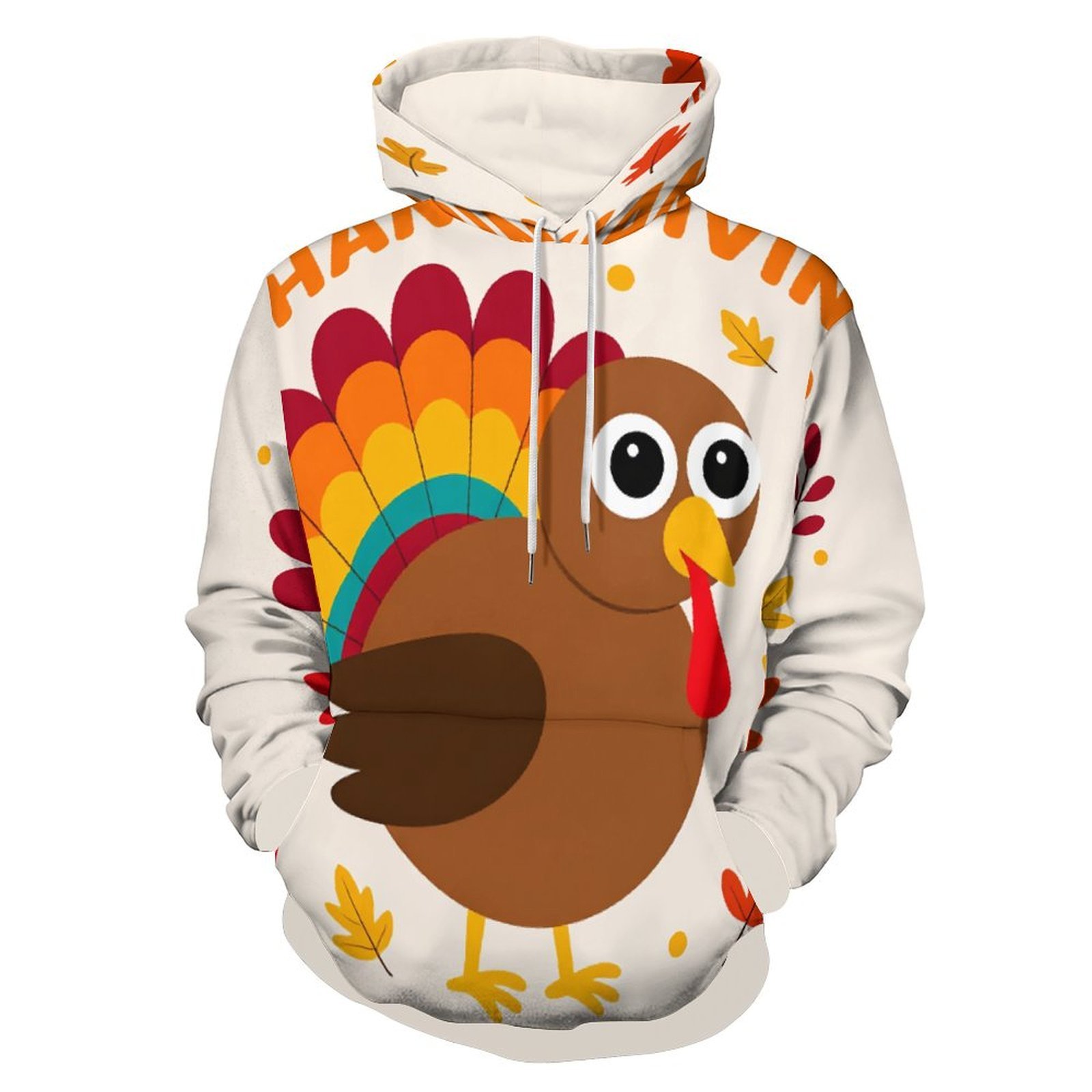 Autumn Happy Thanksgiving Turkey 3D Print Hoodie Men Women Autumn Thin ...