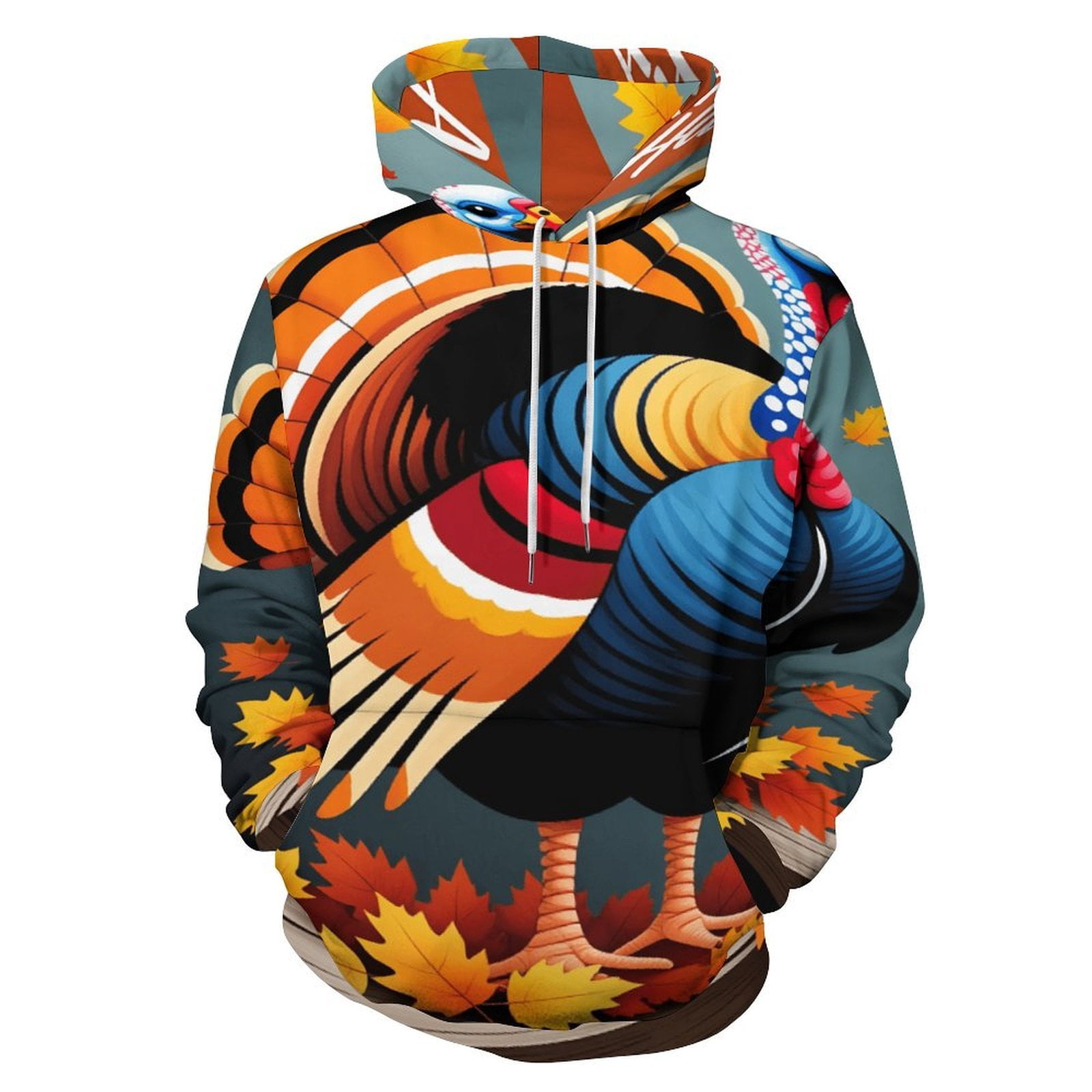 Autumn Happy Thanksgiving Turkey 3D Print Hoodie Men Women Autumn Thin ...