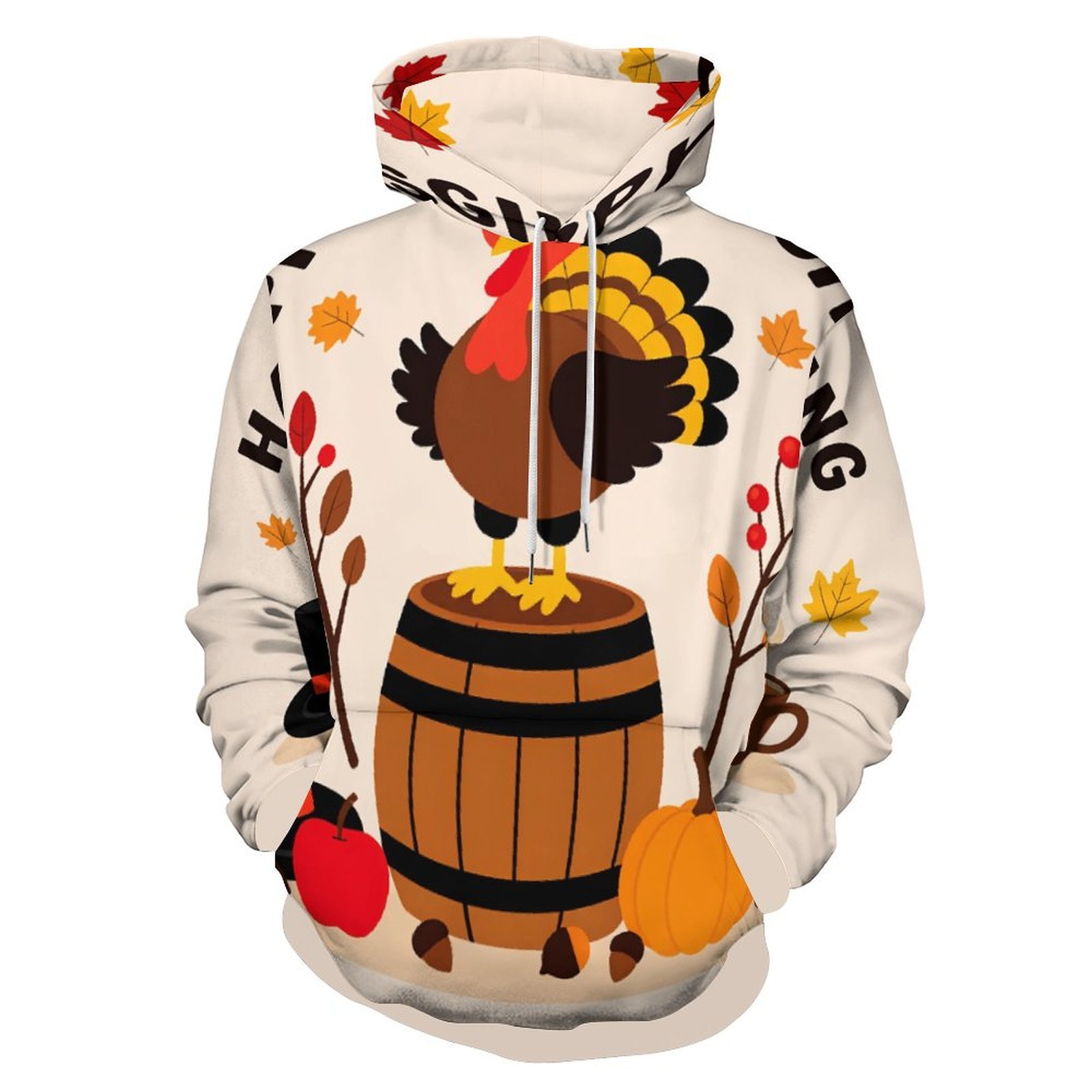 Autumn Happy Thanksgiving Turkey 3d Sweatshirts Hoodie Fashion Casual ...