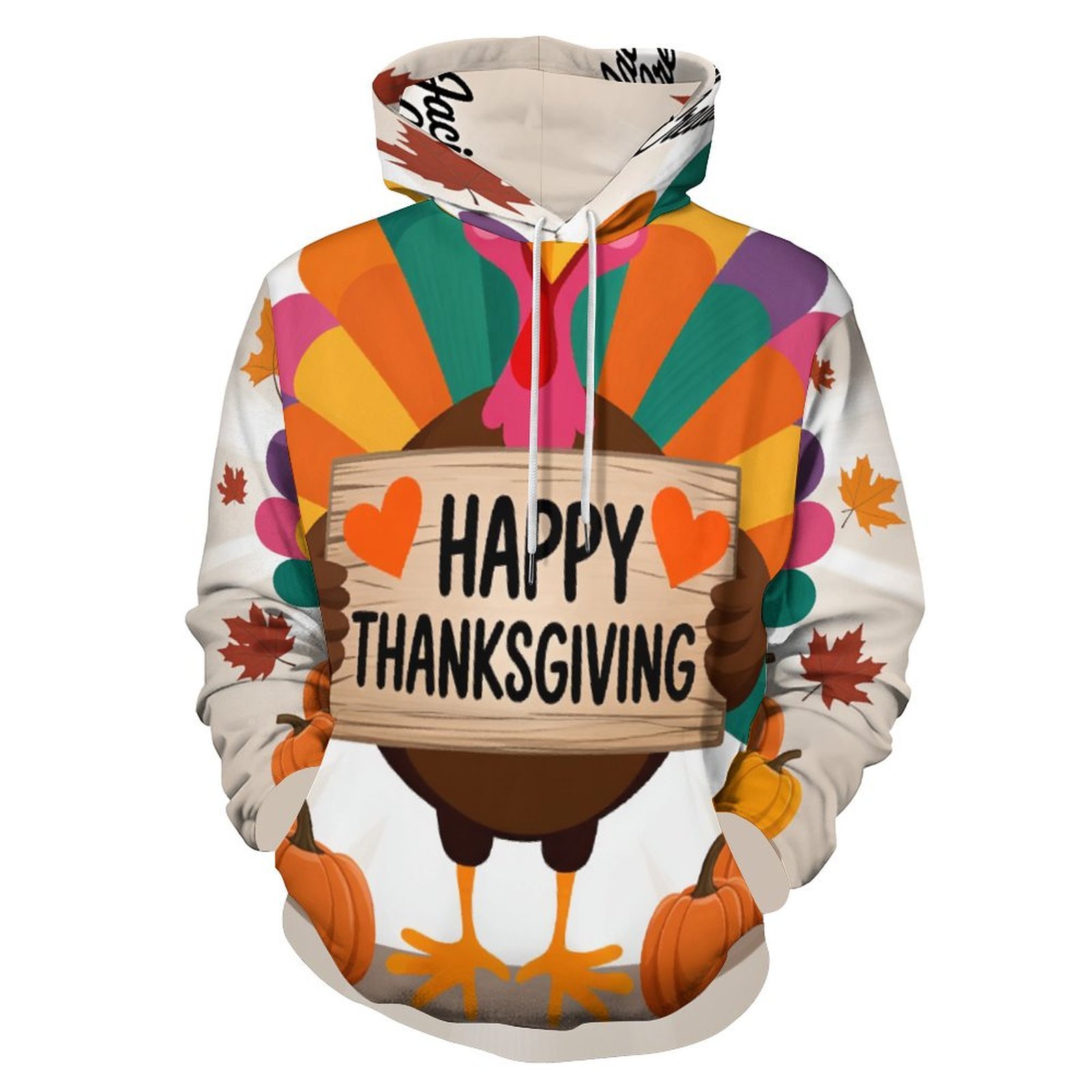 Autumn Happy Thanksgiving Turkey Men's Women New Sweatshirt Hoodie Men ...