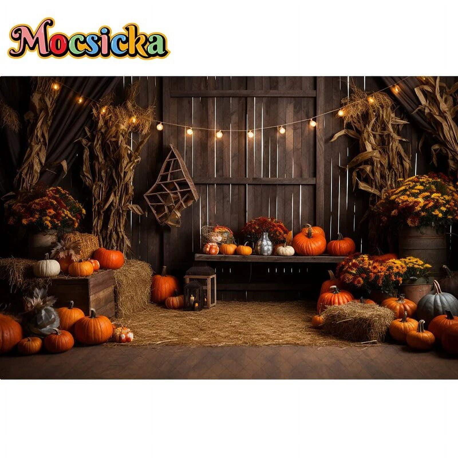 Autumn Harvest Farm Door Backdrops Kids Adult Photocall Props Child ...