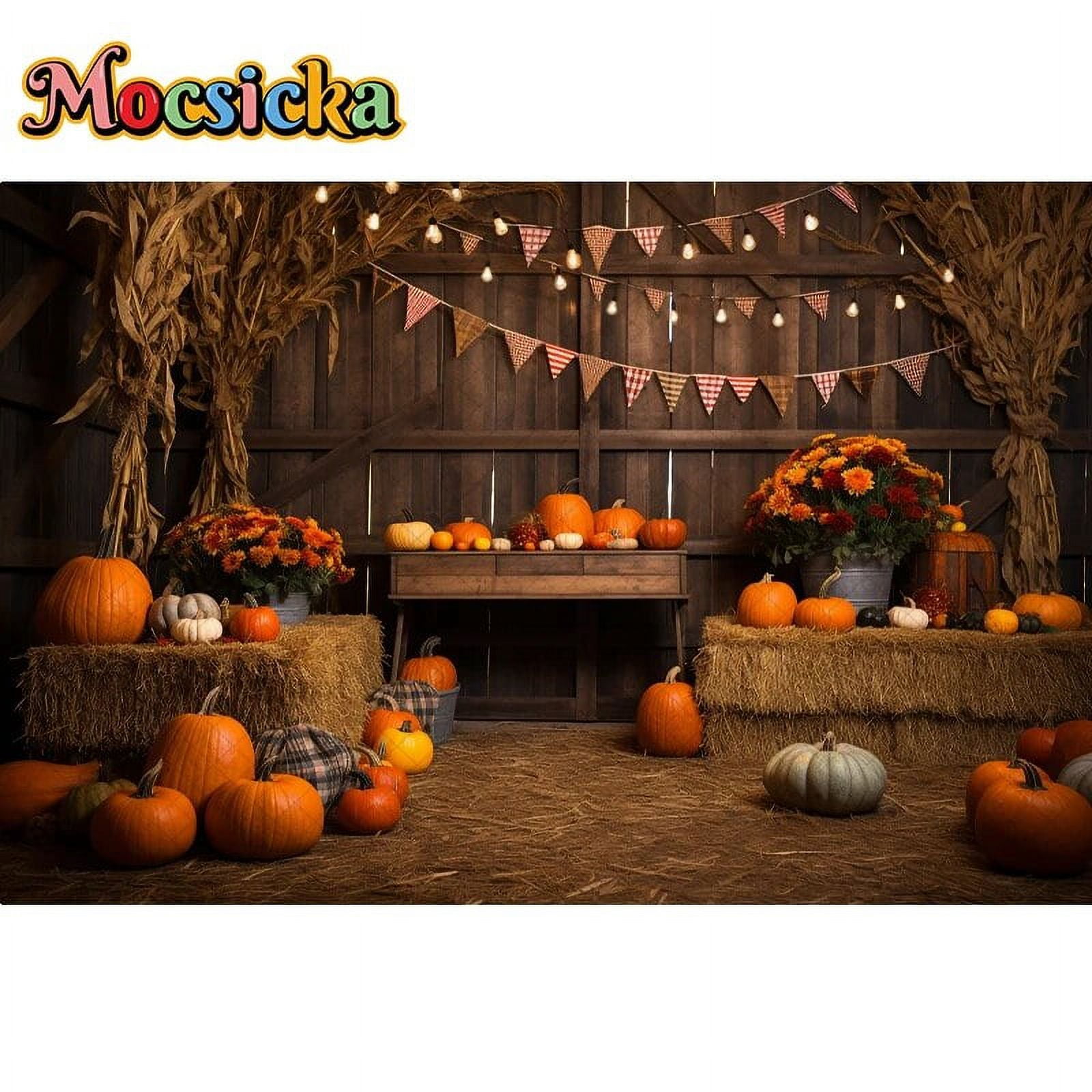 Autumn Harvest Farm Door Backdrops Kids Adult Photocall Props Child ...
