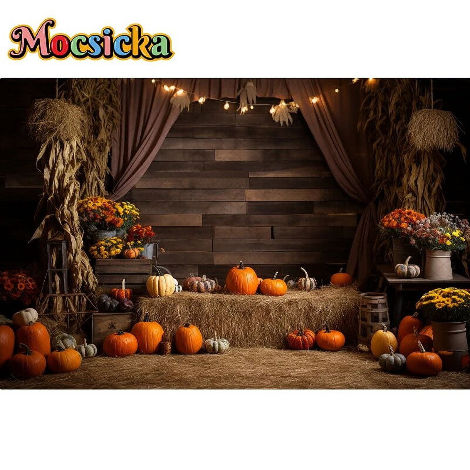 Autumn Harvest Farm Door Backdrops Kids Adult Photocall Props Child ...