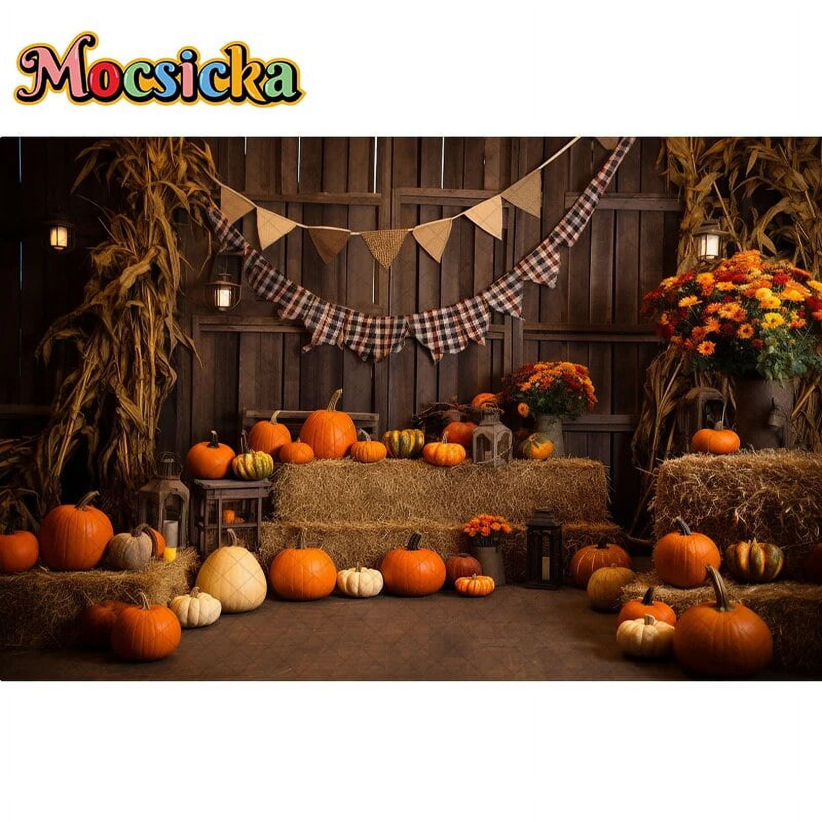 Autumn Harvest Farm Door Backdrops Kids Adult Photocall Props Child ...
