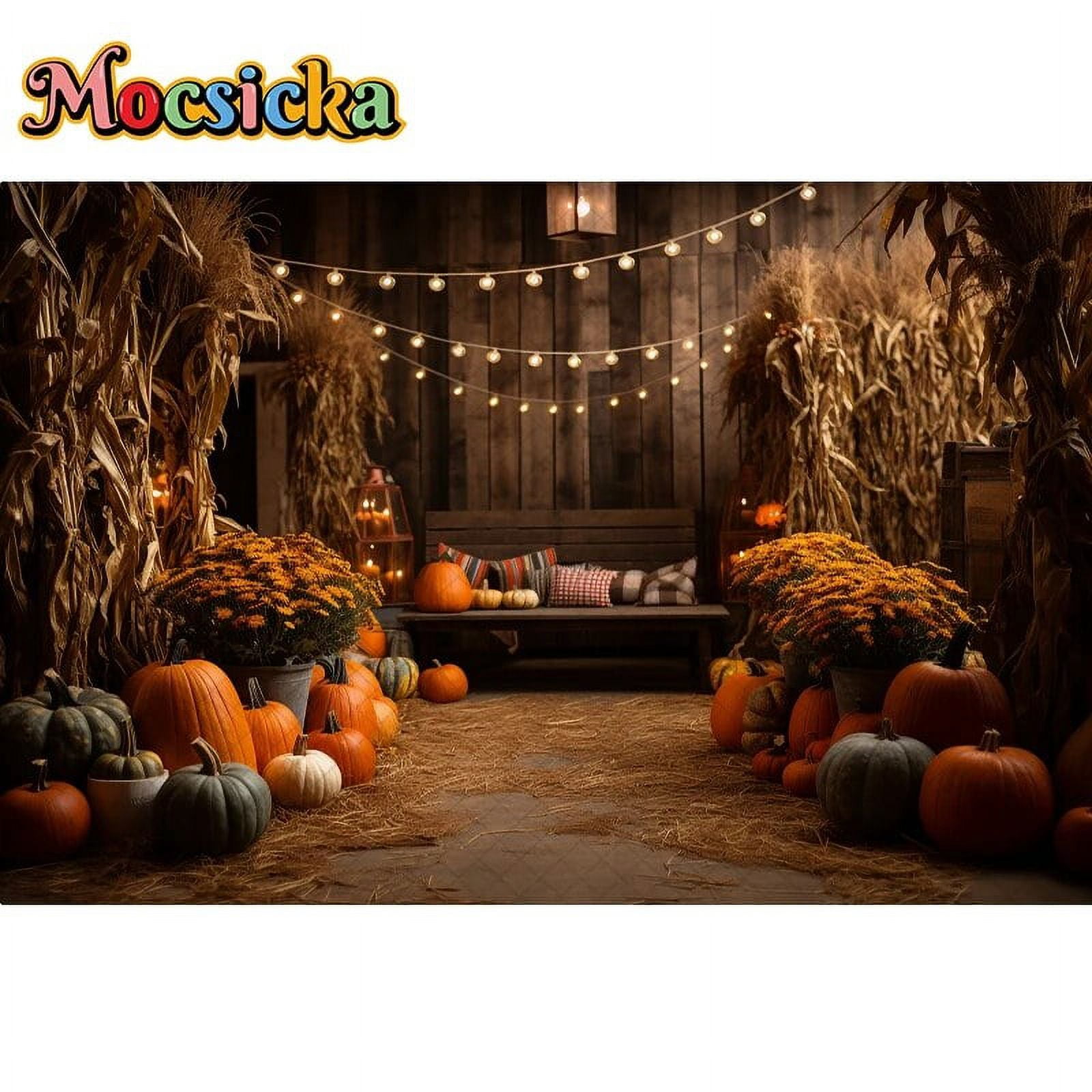 Autumn Harvest Farm Door Backdrops Kids Adult Photocall Props Child ...