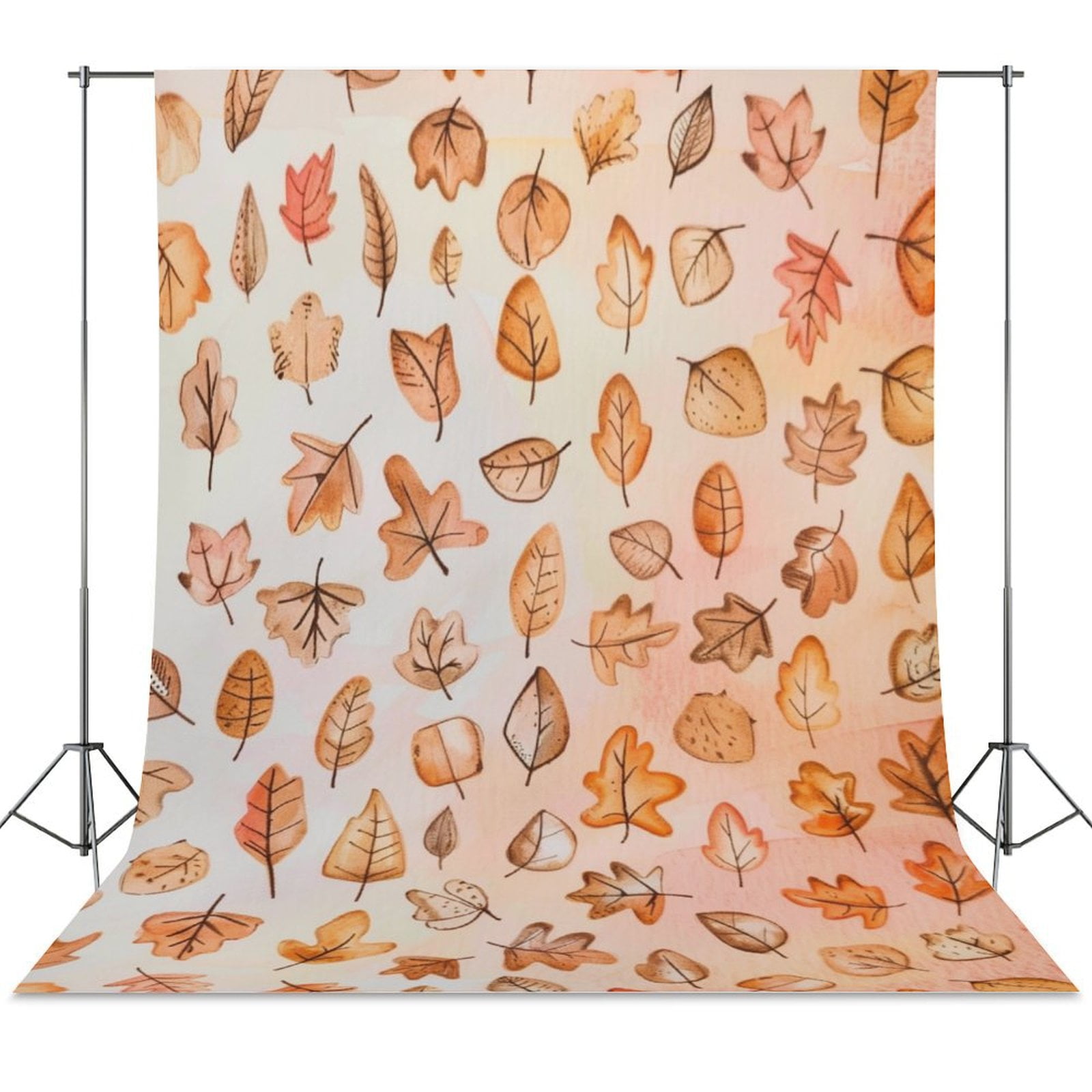 Autumn Harvest Maple Leaves Thanksgiving Backdrop Background for ...