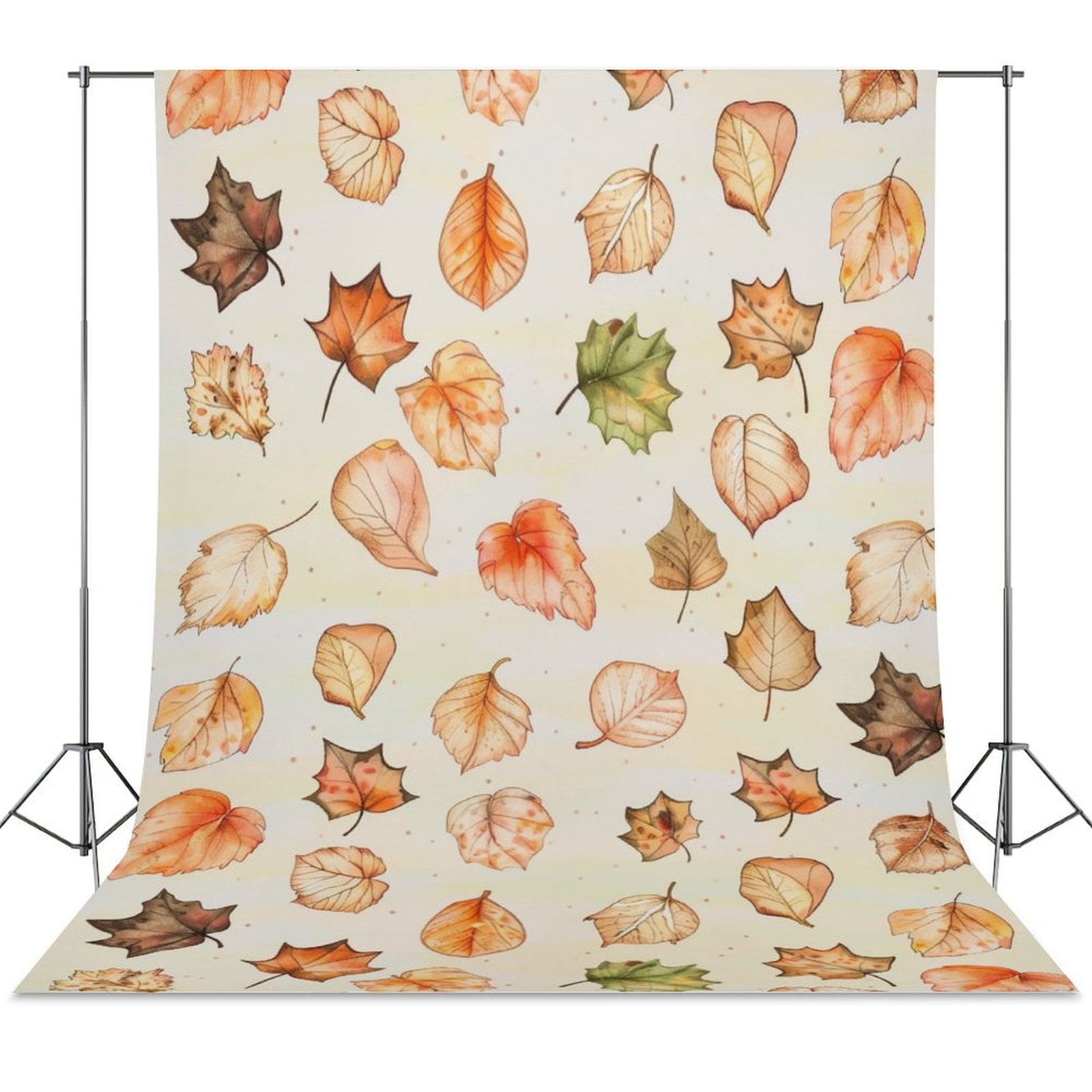 Autumn Harvest Maple Leaves Thanksgiving Backdrop Background for ...