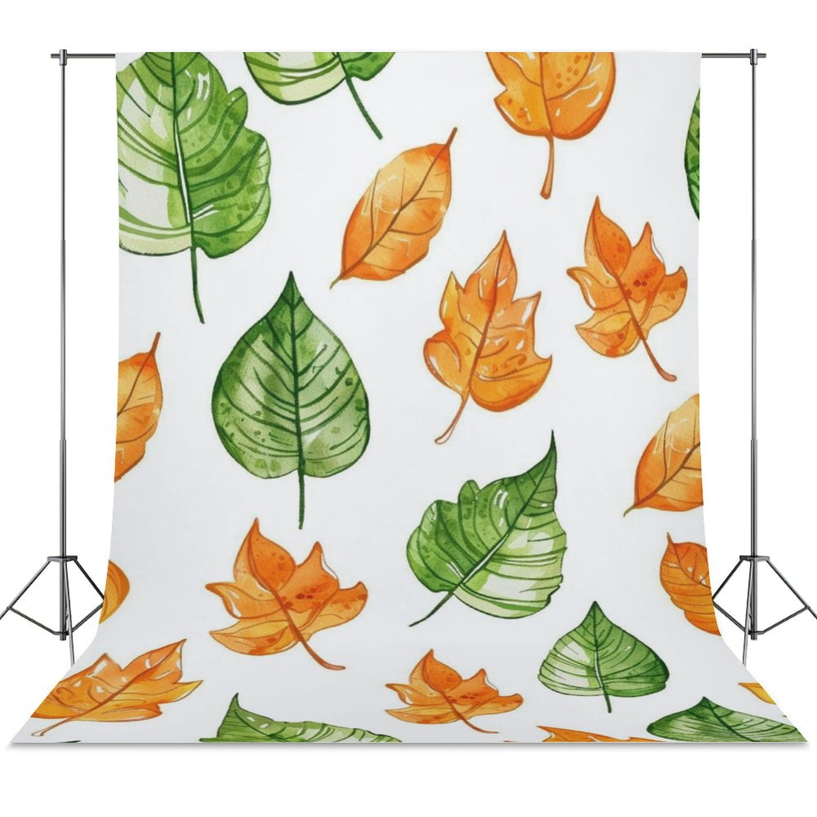 Autumn Harvest Maple Leaves Thanksgiving Backdrop Background for ...