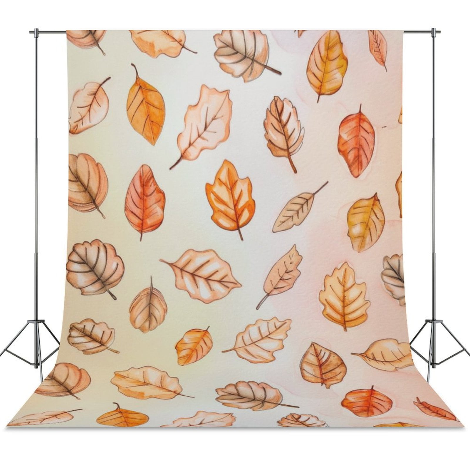 Autumn Harvest Maple Leaves Thanksgiving Backdrop Background for ...