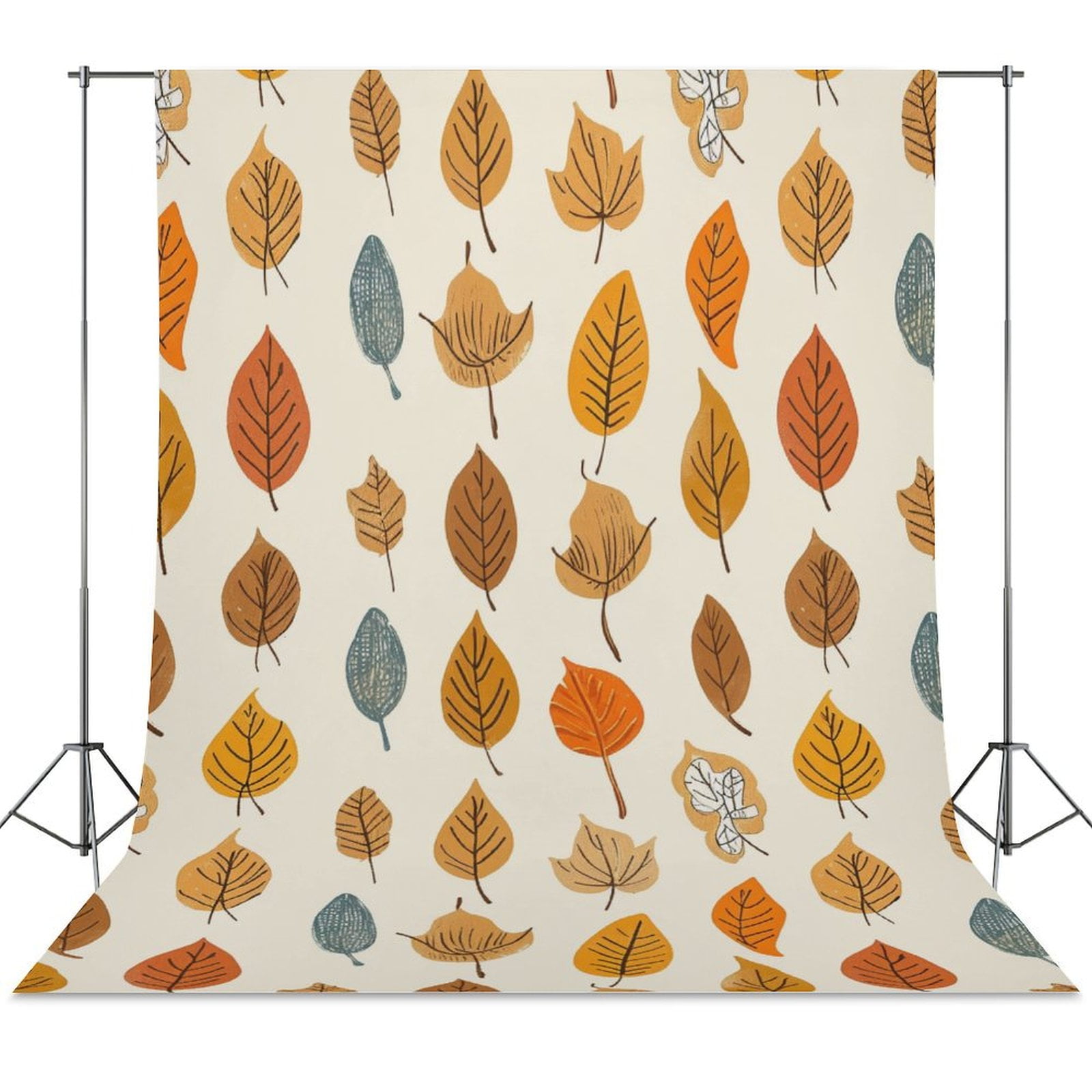 Autumn Harvest Maple Leaves Thanksgiving Backdrop Background for Photography Photo Booth ...