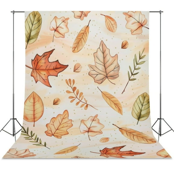 SUNOLIFE Fall Pumpkins Backdrop Banner Autumn Wood Barn Thanksgiving ...