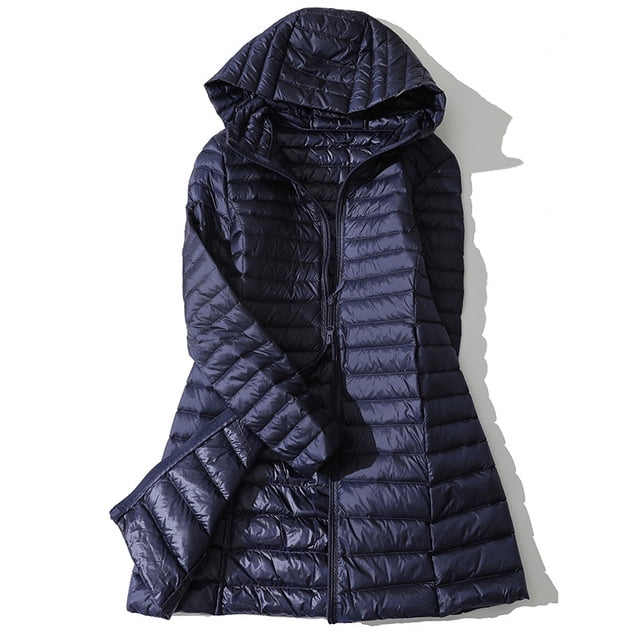 Autumn Hooded Duck Down Jackets Women 2023 Winter Ultralight Portable ...