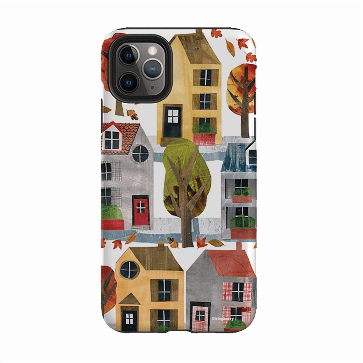 Autumn House Cozy Fall Season Phone Case for iPhone 16 15 14 13 12 11 ...