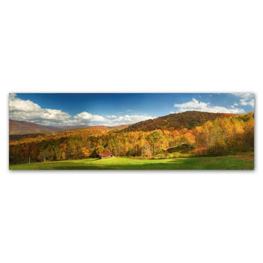 Trademark Fine Art "Autumn on the Farm" Canvas Art by Lois Bryan ...