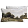 Autumn Landscape Lumbar Pillow Covers 12 x 20 Inch Pillow Covers Set of ...