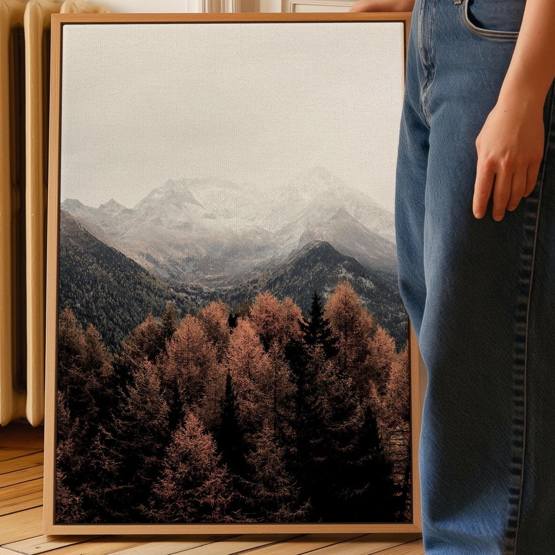 Autumn Landscape Print Wall Art Large Wall Art - Mountain Wall Art ...