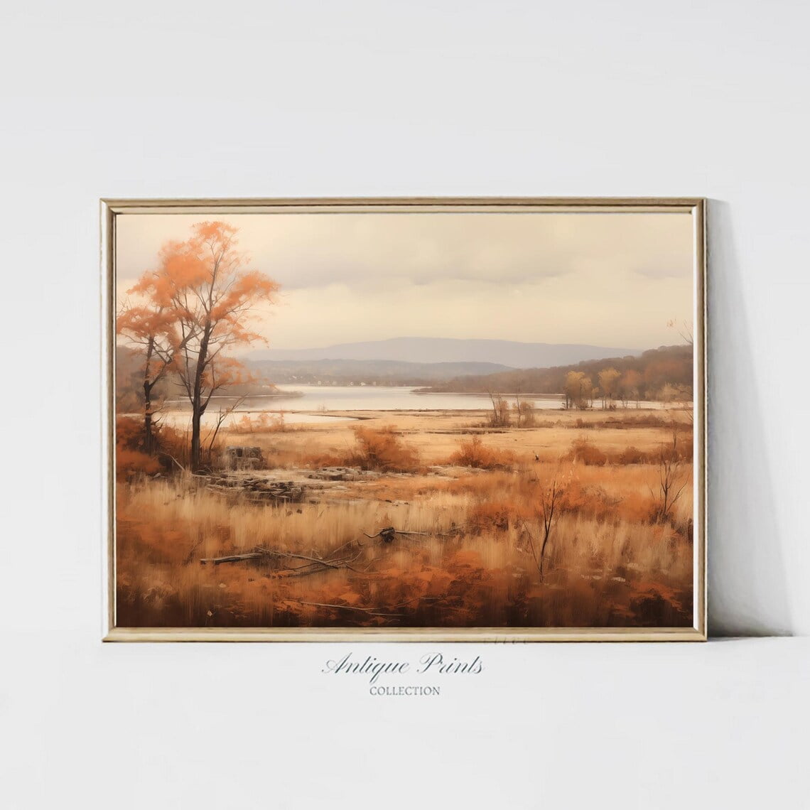 Autumn Landscape, Rustic Fall Countryside Wall Art, Rustic Fall Poster ...
