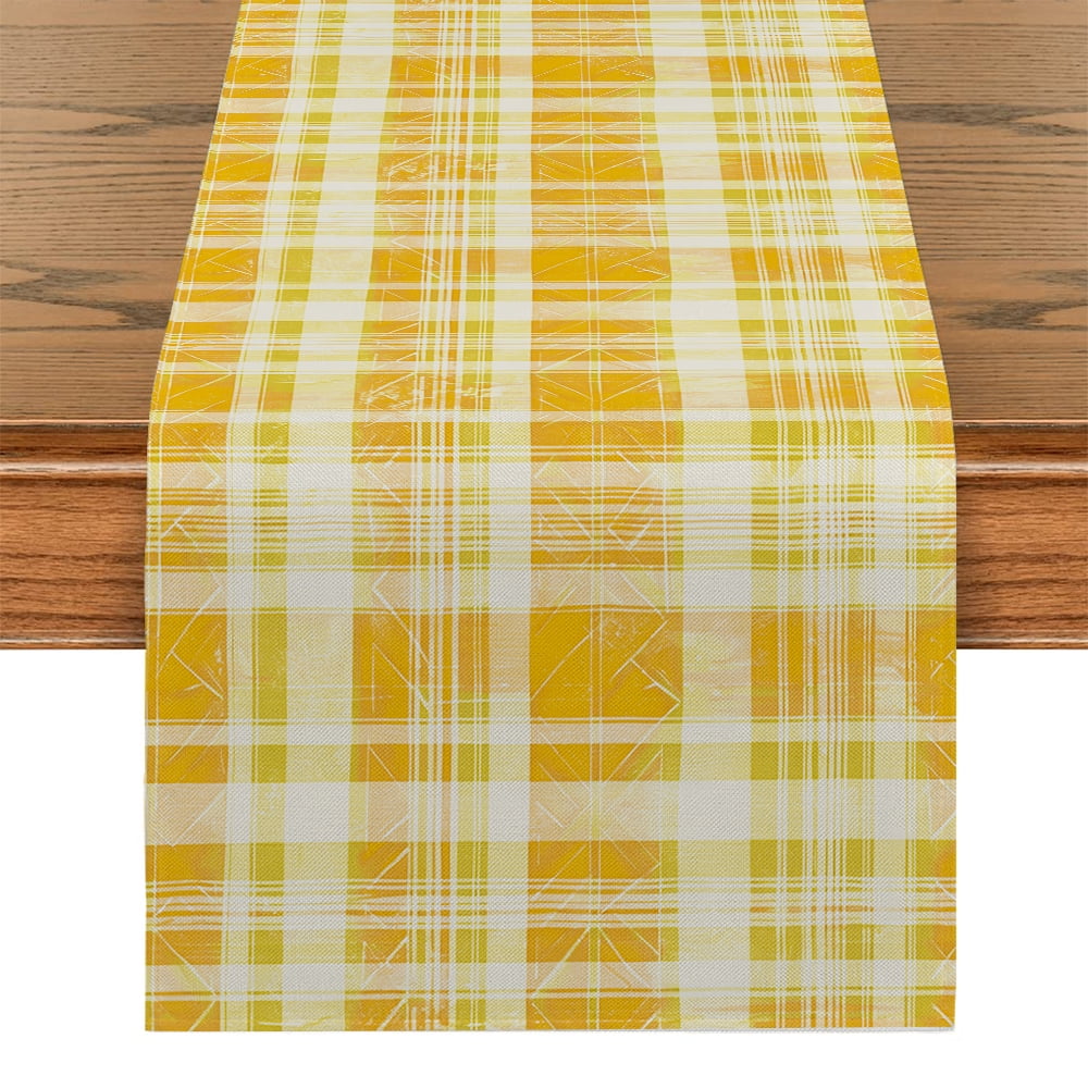 Autumn Lattice Table Runner Kitchen Dining Table ration for Indoor ...