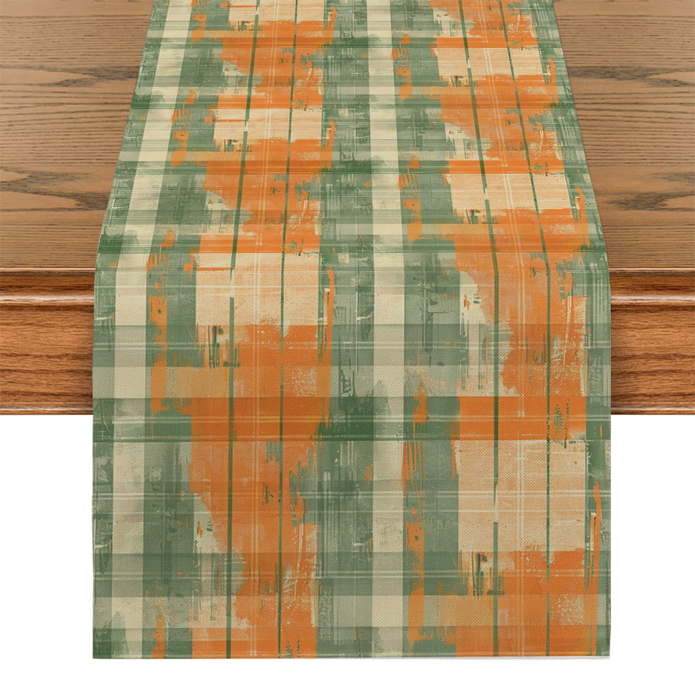 Autumn Lattice Table Runner Kitchen Dining Table ration for Indoor ...