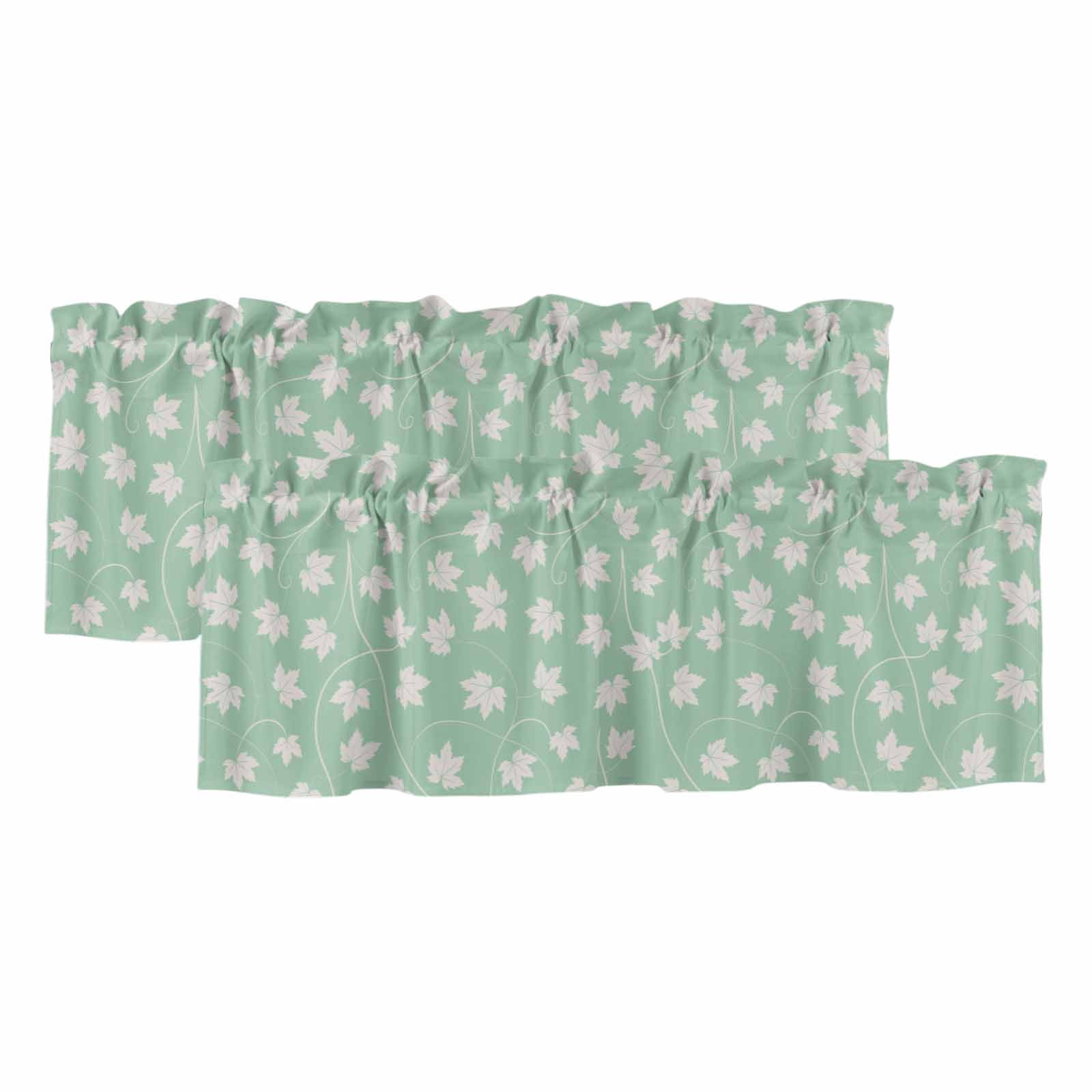Autumn Leaf Curtain Valances for Windows, Kitchen Valance Window ...