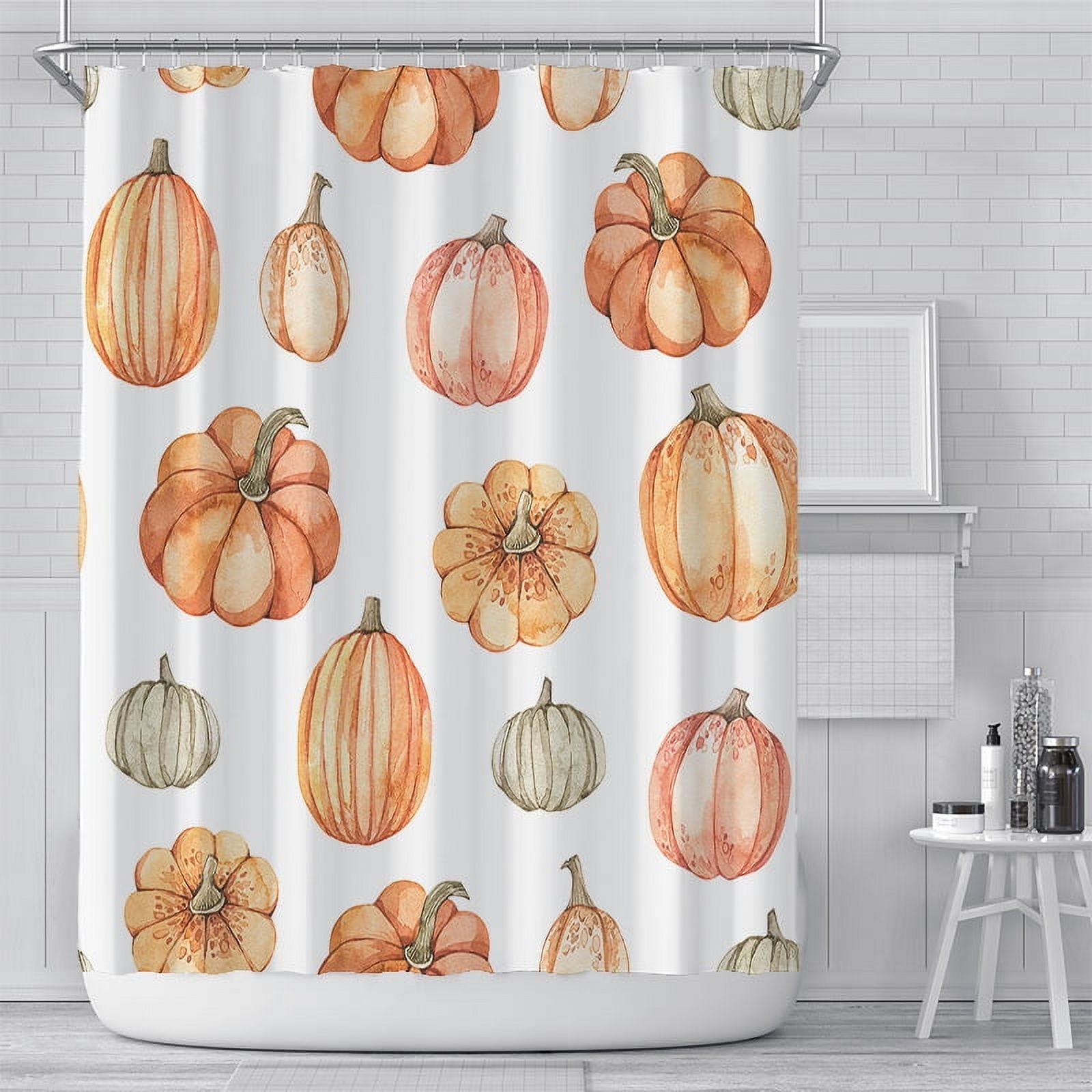 Autumn Leaf Maple Leaves Shower Curtain Fall Plants Nature Scenery ...