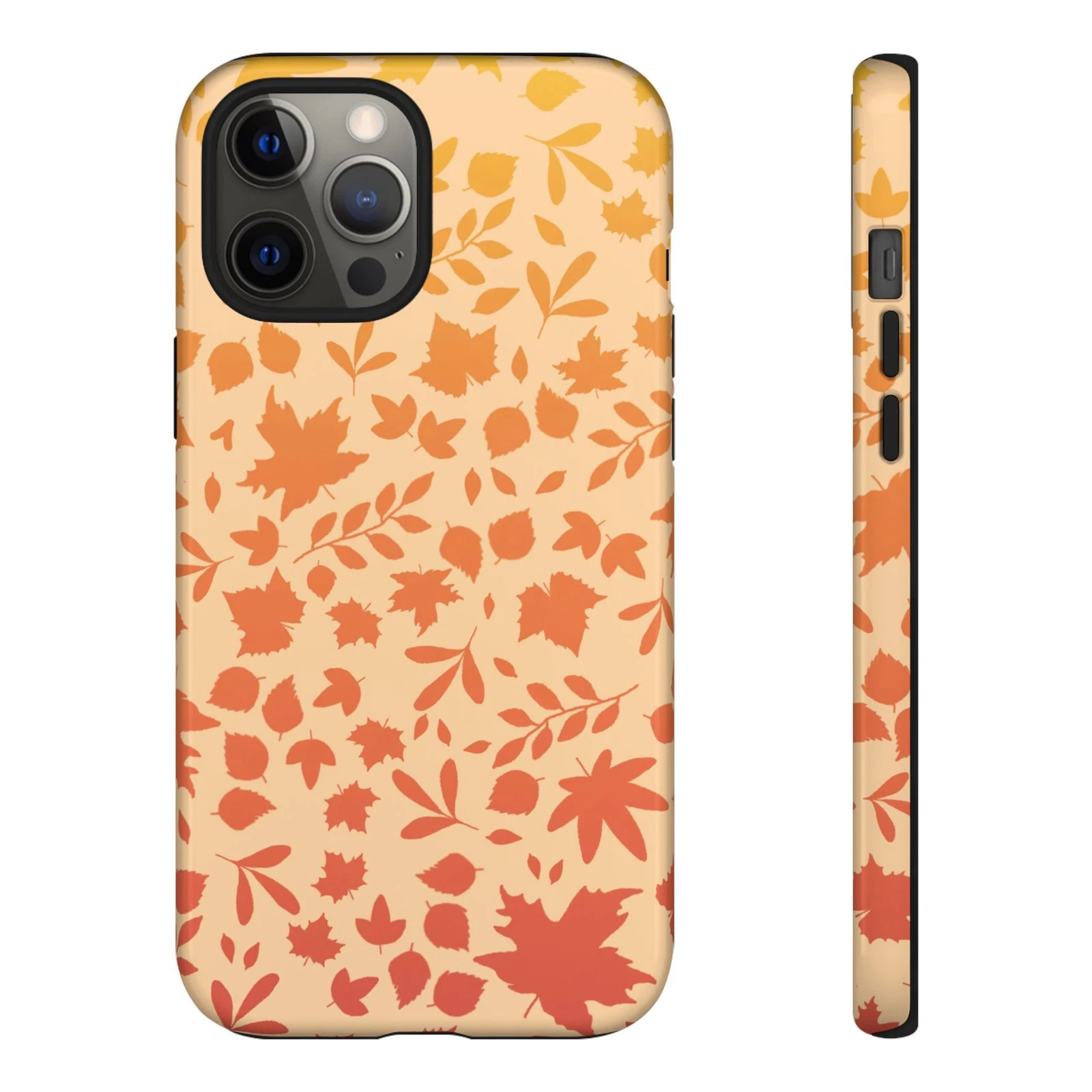 Autumn Leaf Pumpkin Acorn Compatible Phone Case for iPhone 11–17 Pro ...