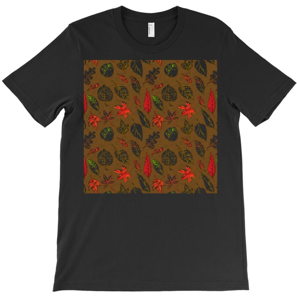 Autumn Leaves Autumn Leaves On Brown Themed Funny and Cute Fall H32879 ...