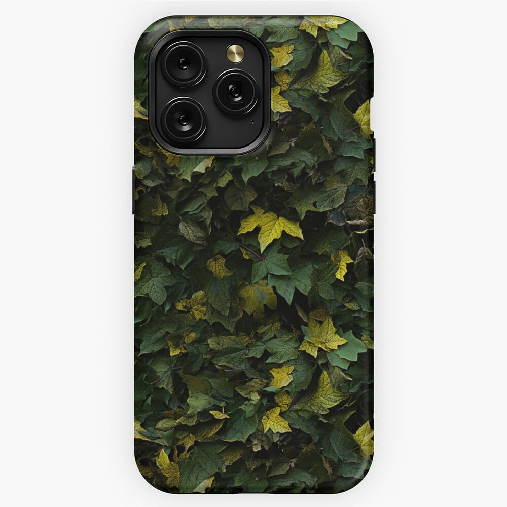 Autumn Leaves Camouflage Outdoor Nature Texture iPhone Case 17 through ...
