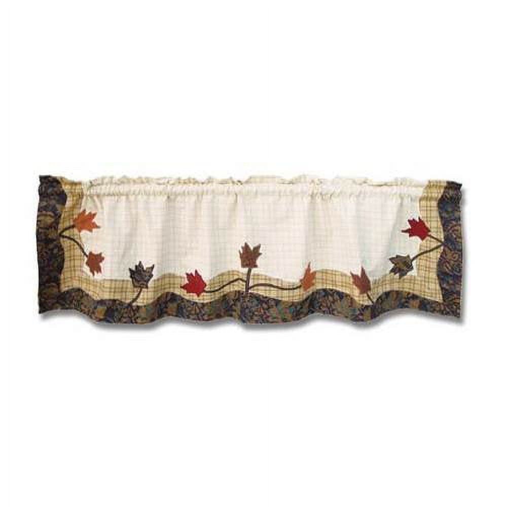 Autumn Leaves Curtain Valance - Walmart.com