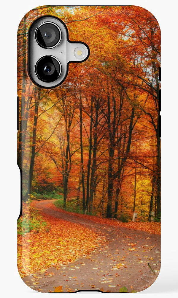 Autumn Leaves Detailed Foliage Print Phone Case for iPhone 11 12 13 14 ...