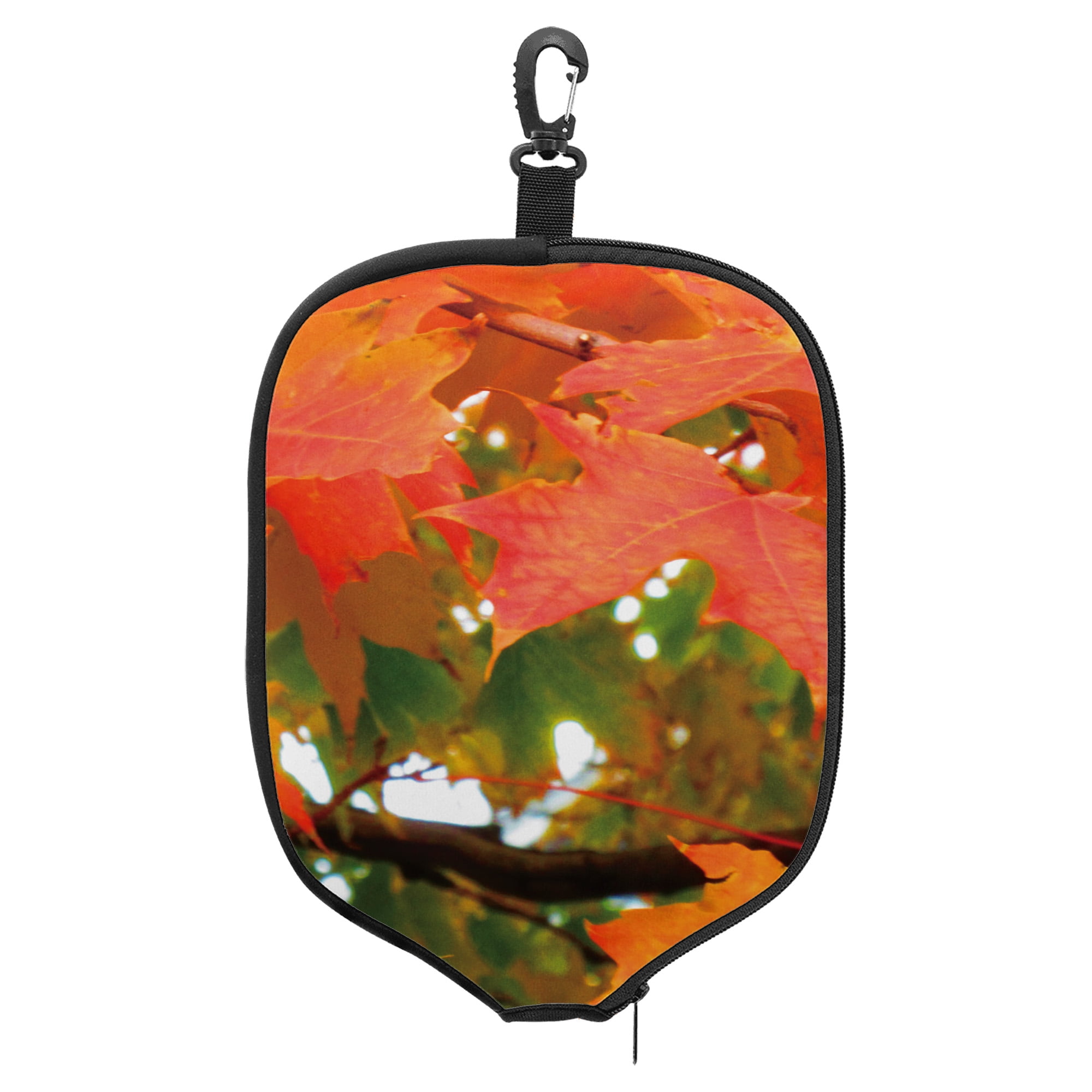 Autumn Leaves Fall Colors Orange Green Bright Sky Pickleball Paddle ...
