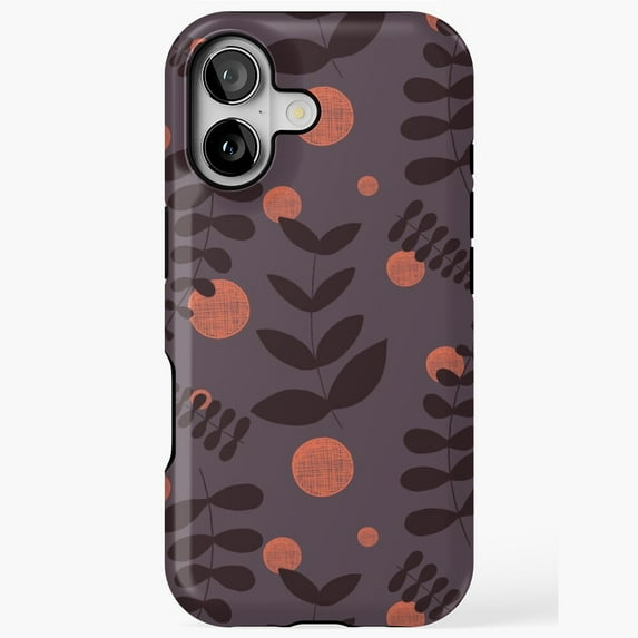 Autumn Leaves Fall Pattern Protective Case for iPhone 11 12 13 14 15 16 ...