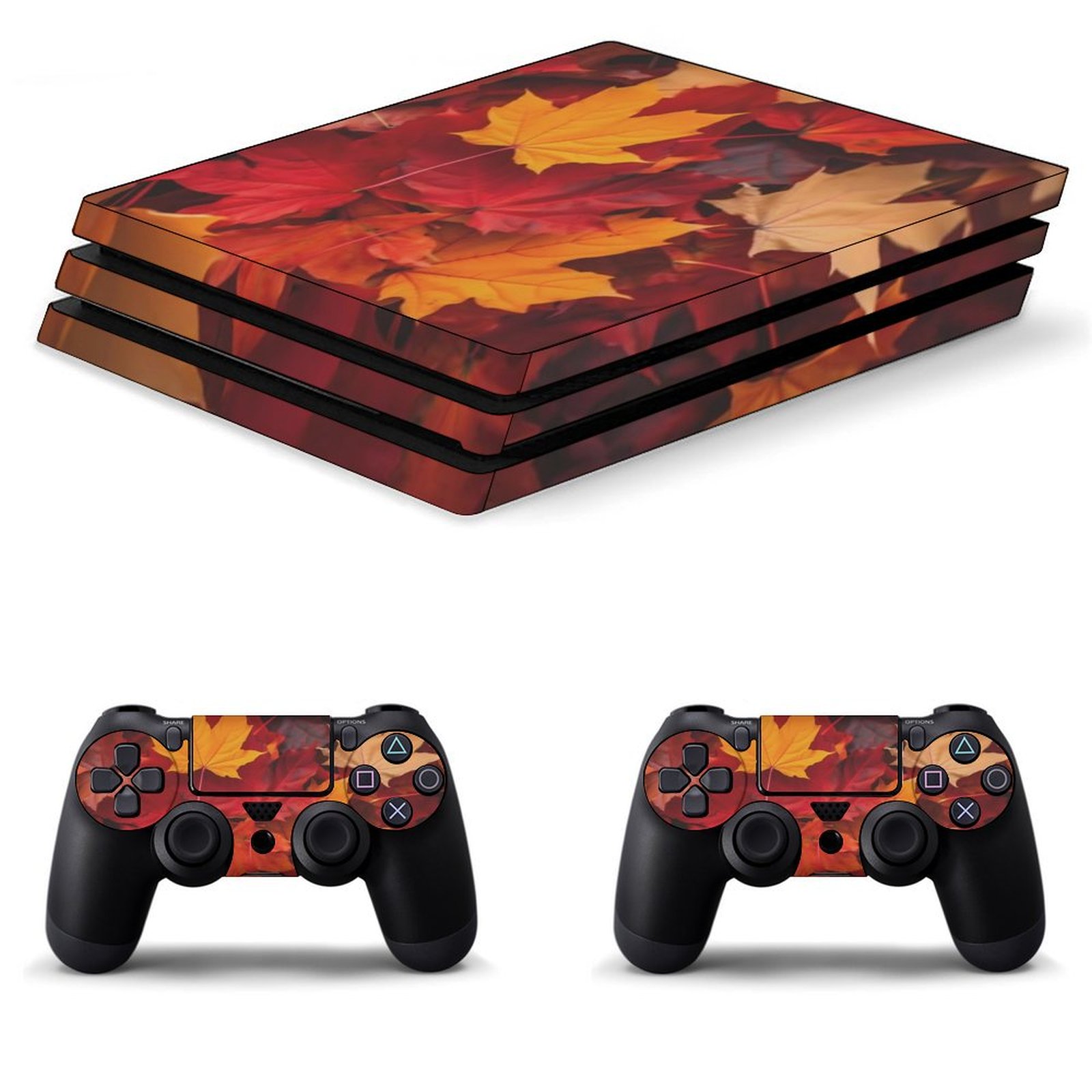 Autumn Leaves PS4/PS4 Pro/PS4 Slim Skin Sticker For Console And Controller Skins - Walmart.com