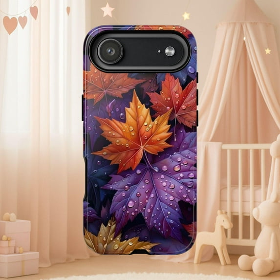 Autumn Leaves Phone Case Fall Aesthetic Gift iPhone 17 11 12 13 14 15 ...