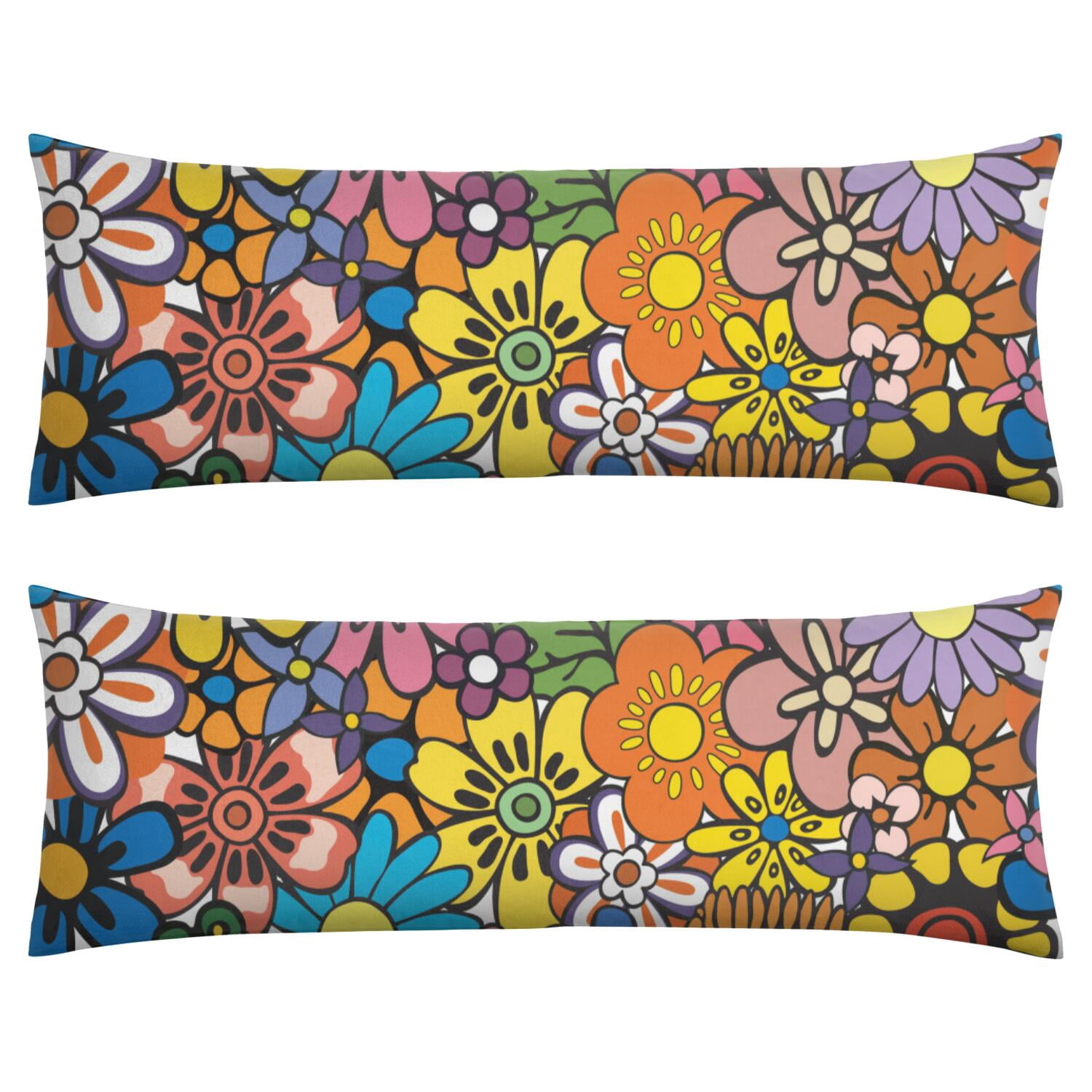 Autumn Leaves Pillow Case - Seasonal Floral Print, Rustic Botanical ...