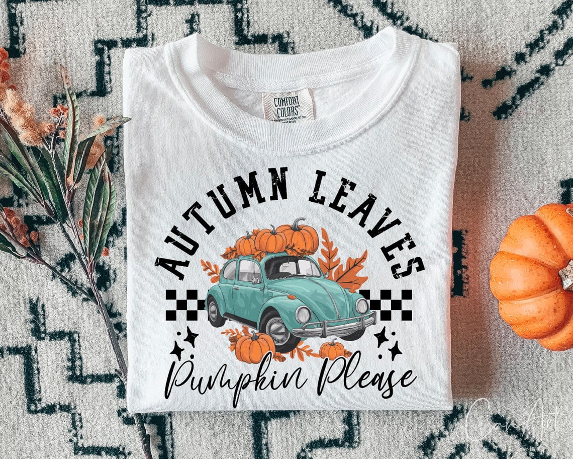 Autumn Leaves Png, Pumpkin Please Png, Retro Fall Quotes Png, Autumn ...