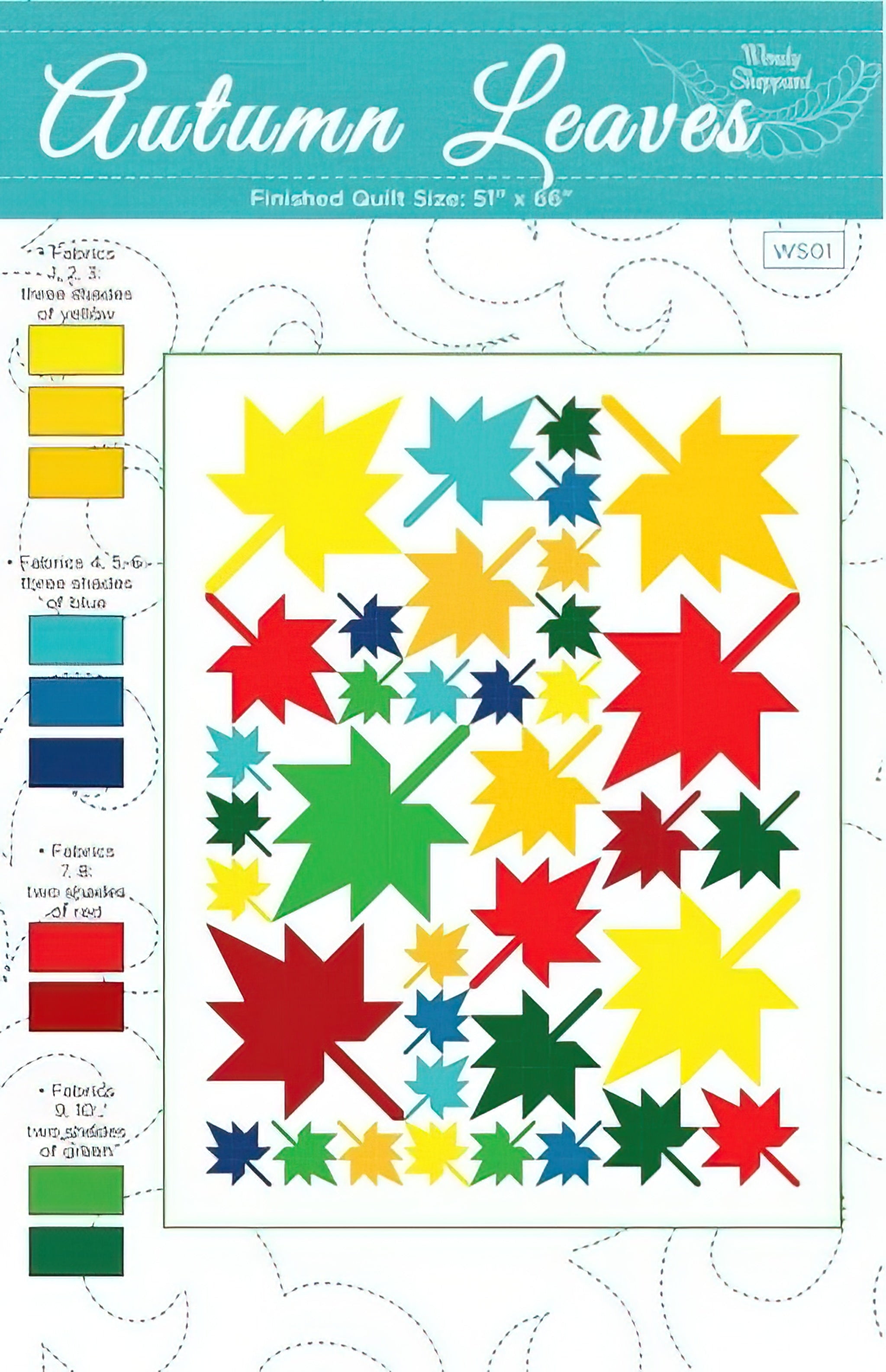 Autumn Leaves Quilt Pattern by Wendy Sheppard - Walmart.com