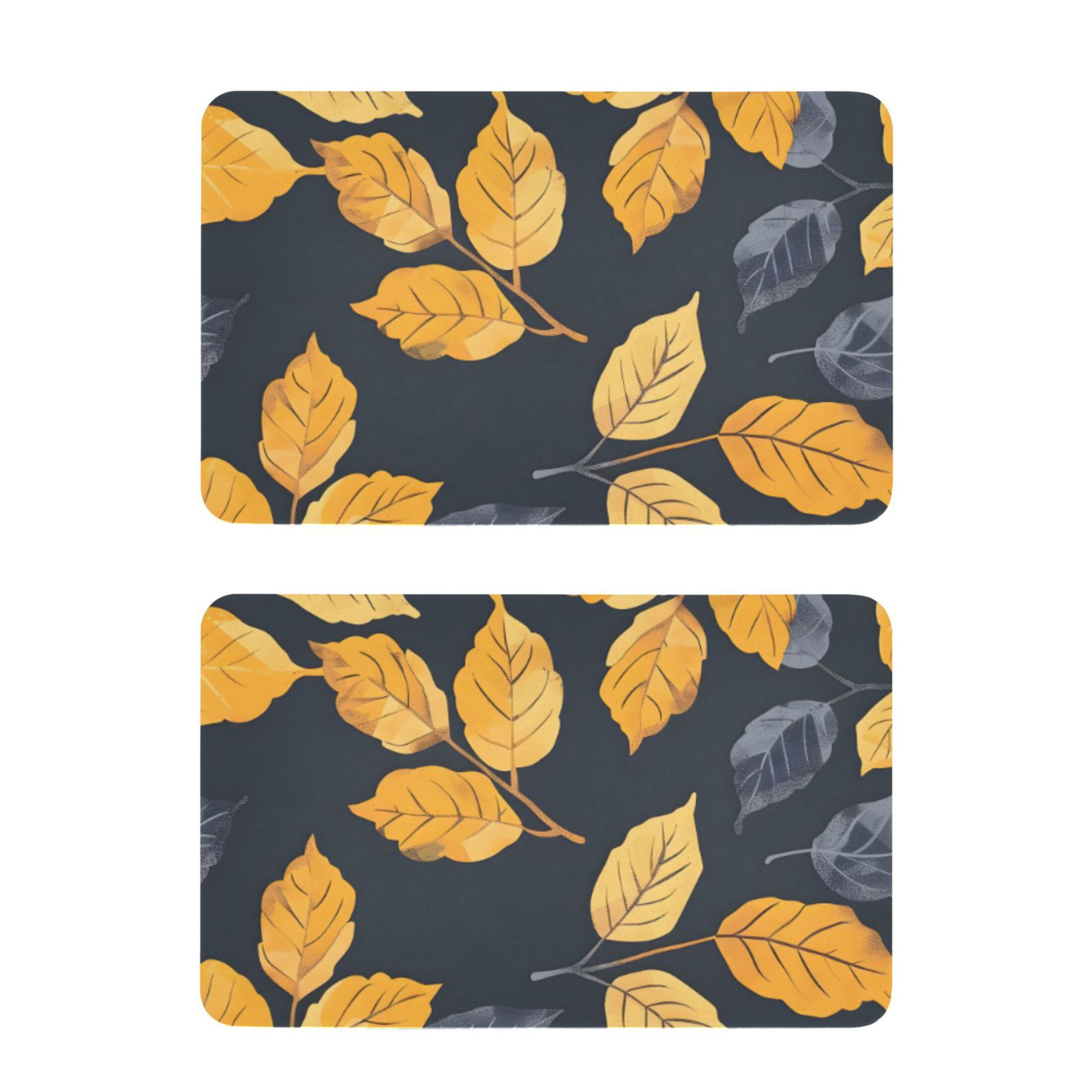 Autumn Leaves Refrigerator Magnet Stickers Square Fridge Magnetic for ...