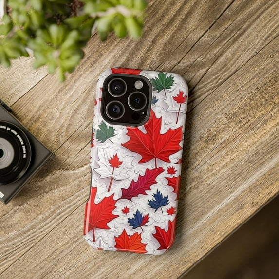 Autumn Leaves Seasonal Fall Foliage Nature Inspired Phone Case with ...